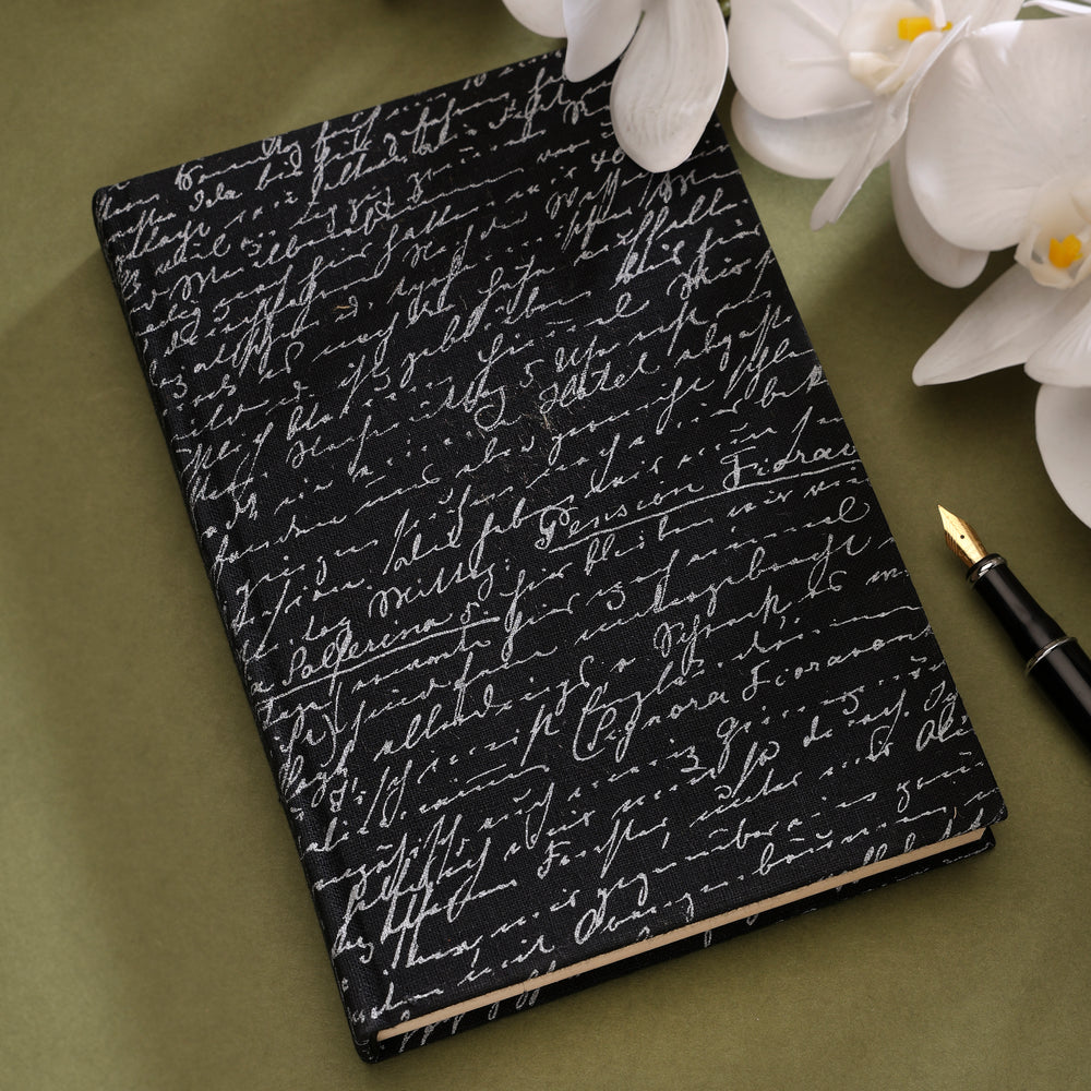 Scriptum Inkwell - Hardbound Journal with Ruled Recycled Paper