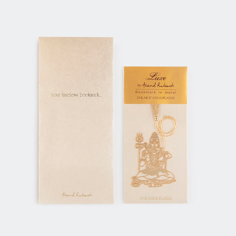 Bookmark Lord Shiva In Brass Metal