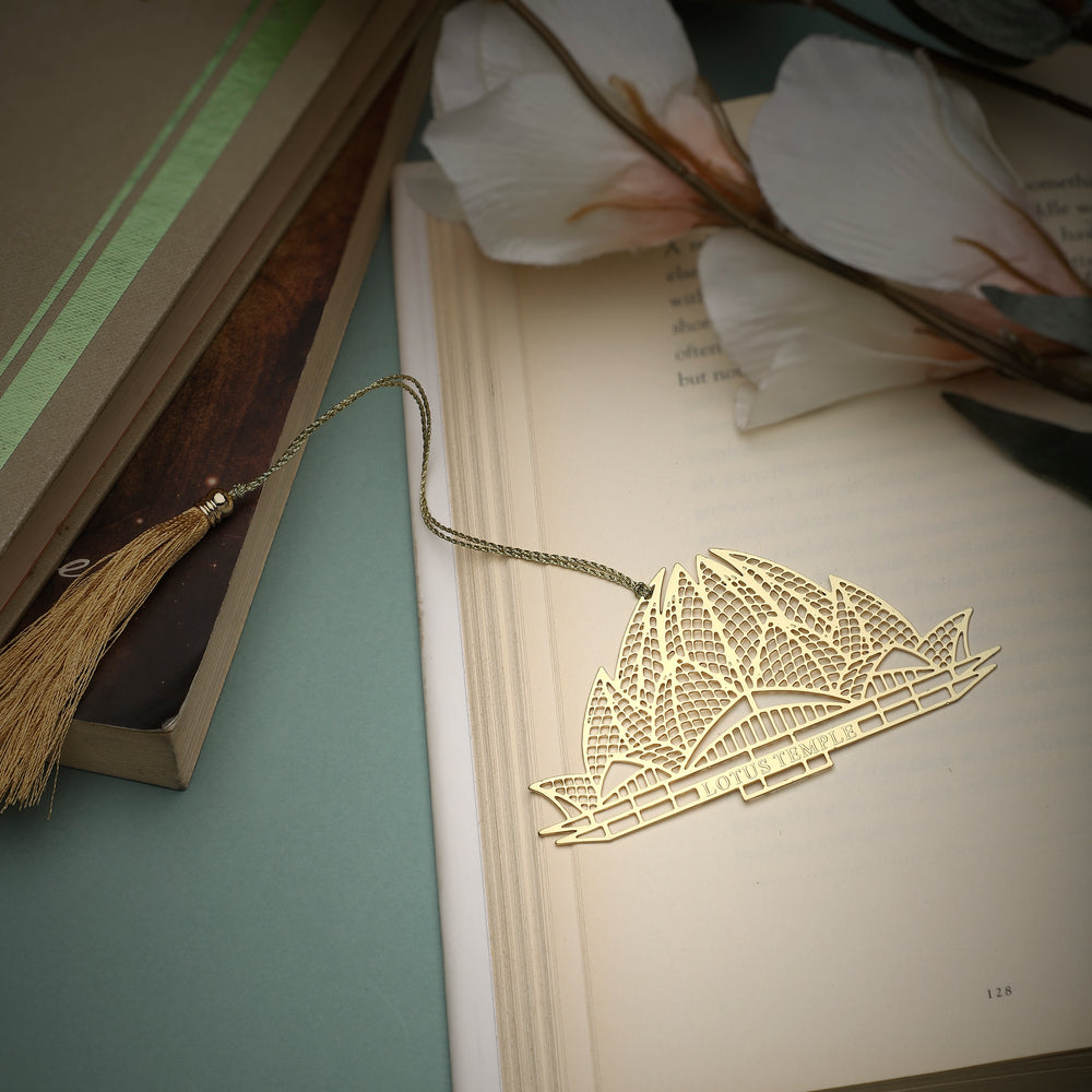 Lotus Temple Bookmark: Iconic Design | Anand Prakash